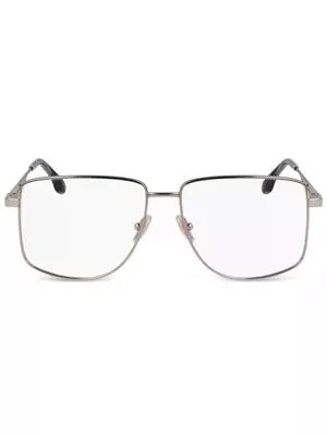 Victoria Beckham Rectangle-frame Sunglasses - Silver