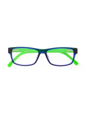 Lacoste Acetate Square Frame Glasses - Blue