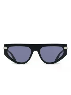 Victoria Beckham Geometric-frame Sunglasses - Black