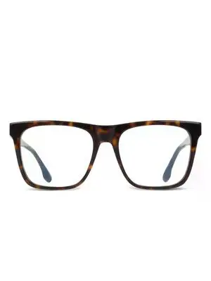 Victoria Beckham Square-frame Eyeglasses - Brown