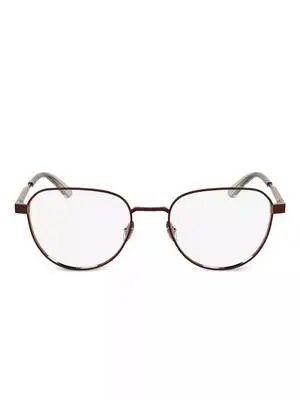 Calvin Klein Geometric-frame Glasses - Red