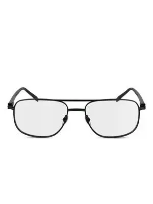 Lacoste Metal Rectangle Eyeglasses - Black