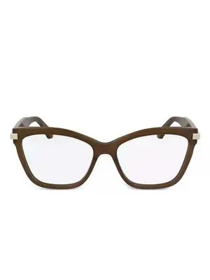 Calvin Klein Geometric-frame Eyeglasses - Pink