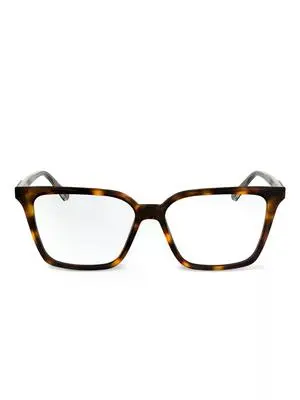 Calvin Klein Tortoiseshell Squared Eyeglasses - Brown