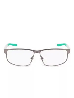 Nike Rectangle-frame Glasses - Silver