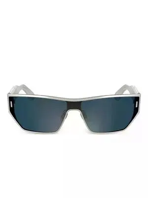 Calvin Klein Geometric-frame Sunglasses - Silver