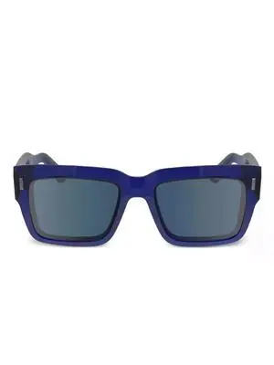 Calvin Klein Rectangle-frame Sunglasses - Blue