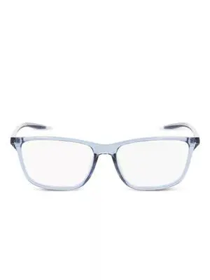 Nike Rectangle-frame Eyeglasses - Blue