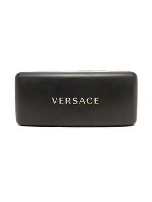Versace Signature Medusa-plaque Square-frame Eyeglasses