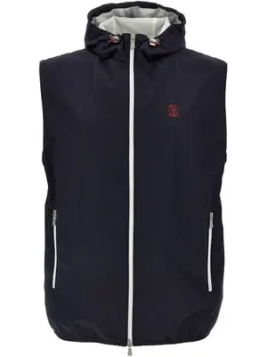 Brunello Cucinelli Water-resistant Vest - Blue