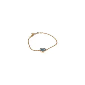 Miu Miu Metal Bracelet - Gold/celeste
