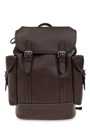 COACH Leather Backpack - Brown