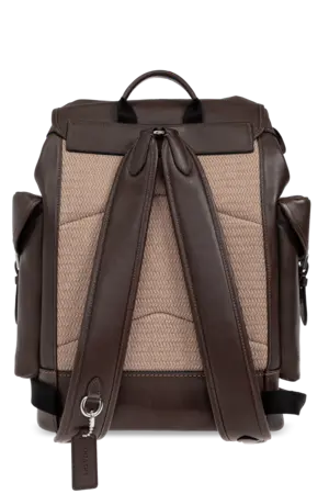 COACH Leather Backpack - Brown