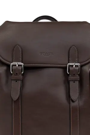 COACH Leather Backpack - Brown