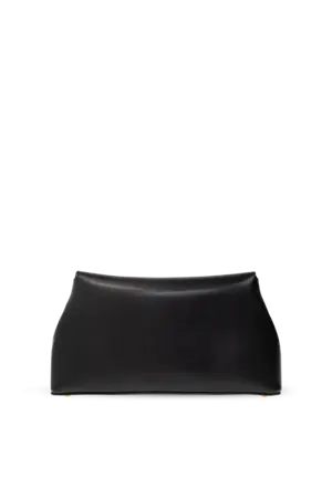 TOTEME Leather Shoulder Bag - Black