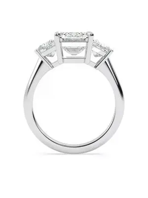 TILLA 14k White Gold Diamond Three Stone Ring