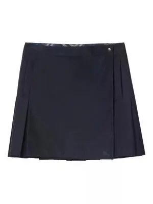 Burberry Wrap Mini Skirt - Blue