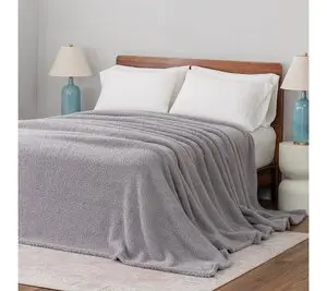 BY JILL MARTIN As Is 120x120 Oversized Sherpa Blanket - One-color