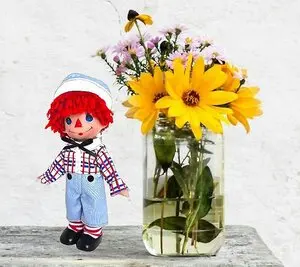 PRECIOUS MOMENTS 7' Timeless Traditions Raggedy Andy Doll - One-color
