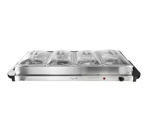 MEGACHEF 4 Section Buffet Server & Food Warmer