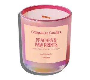 COMPANION CANDLES Peaches & Paw Prints: Peaches & Buttercream - One-color