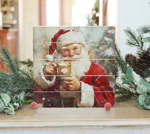SINCERE SURROUNDINGS 8' Santa Claus Mug Pallet Petite - One-color