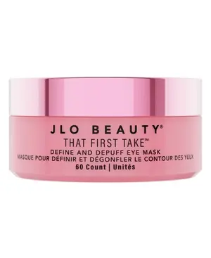 JLO BEAUTY That First Take Define And Depuff Eye Mask With Spatula - Rose Gold