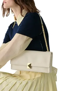 Kate Spade New York Deco Soft Shoulder Bag - Cashew Milk