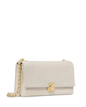 Kate Spade New York Deco Soft Shoulder Bag - Cashew Milk