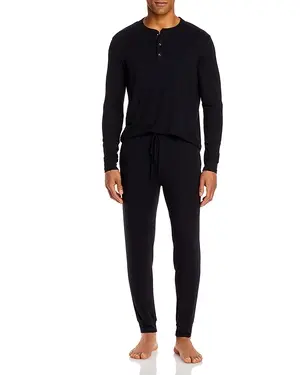 Eberjey Henry Pajama Set Black