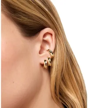 ANA LUISA Wade Mini Huggie Hoop Earrings