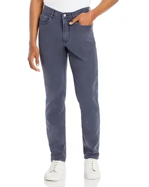 Faherty Brand Slim Fit Stretch Terry Pants - Navy