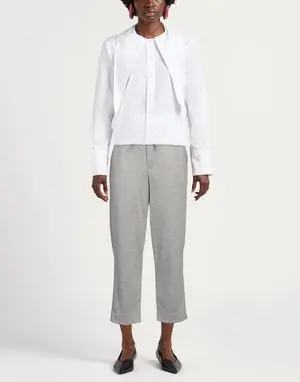 CIRCOLO 1901 Virgin Wool And Polyamide Tapered Pants - Grey