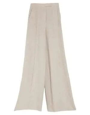 Max Mara Linen Cropped Wide-Leg Pants