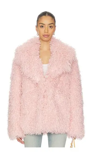 ANIYE BY Poison Faux Fur Jacket