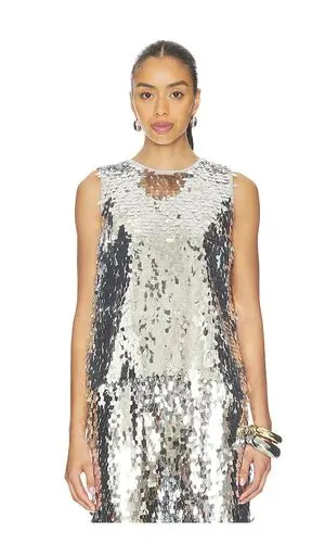 SIMONMILLER Shirley Sequin Top
