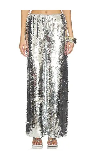 SIMONMILLER Nella Sequin Wide Leg Pant