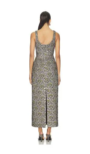 Simkhai Ravenna Midi Dress - Black Multi