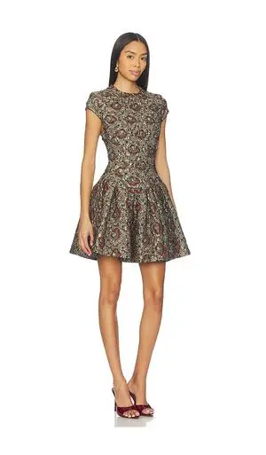 Simkhai Elowen Short Sleeve Mini Dress - Ruby Multi