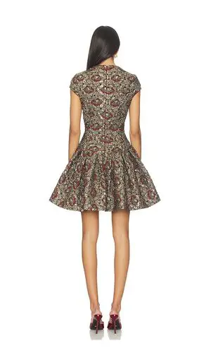 Simkhai Elowen Short Sleeve Mini Dress - Ruby Multi