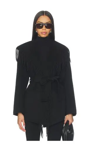 Simkhai Rowen Fringe Jacket - Black
