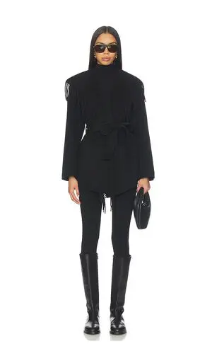 Simkhai Rowen Fringe Jacket - Black