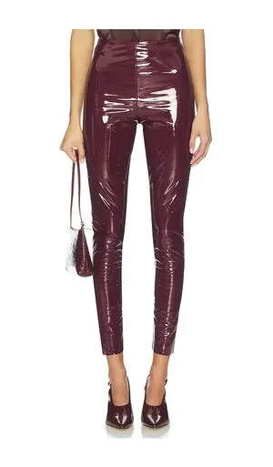 Faux Patent Leather Leggings