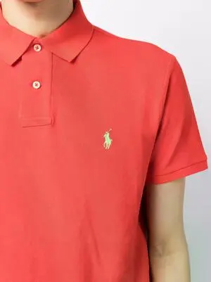 Polo Ralph Lauren Embroidered-logo Polo Collar - Red