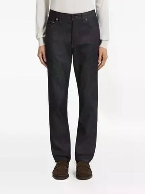 Zegna Roccia Five-pocket Jeans - Blue