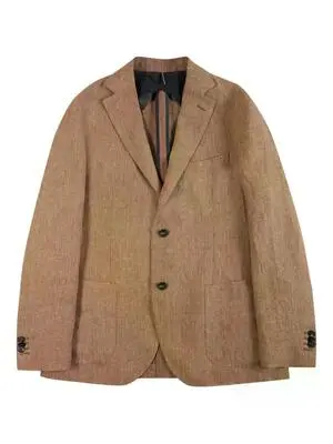 Incotex Single-breasted Linen Jacket