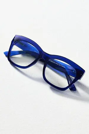 PEEPERS Translucent Square Readers - Navy