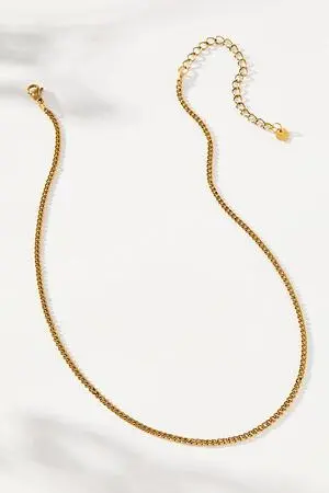 Anthropologie Water-resistant Chain Necklace - Gold