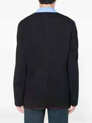 Kolor Contrast-trim Two-button Jacket