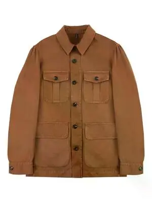 Incotex Button-up Jacket - Brown